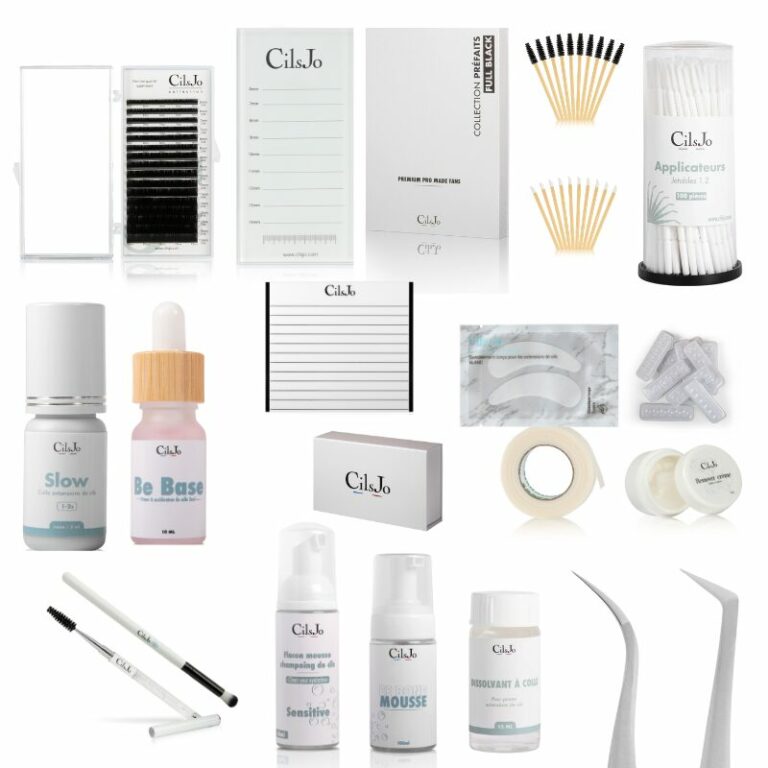 Kit professionnel extensions de cils cils à cils classique - Cils'Jo