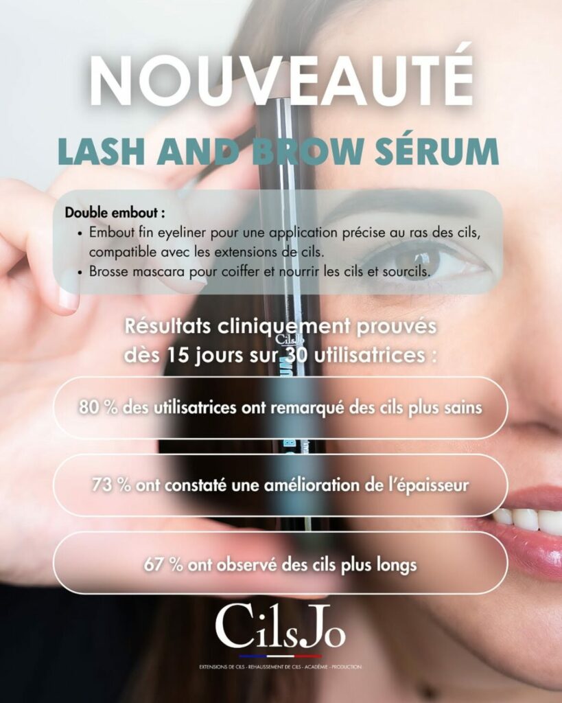Sérum de pousse, fortifiant cils et sourcils - Cils'Jo